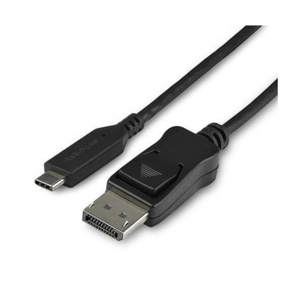 【商品名】 StarTech.com USB TypeC-DisplayPort 1.4変換ケーブル 1m ブラック CDP2DP141MB1本