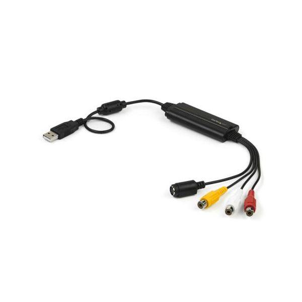 【商品名】 StarTech.com USB接続ビデオキャプチャーケーブル／S端子＆コンポジット-USB 2.0ビデオキャプチャーユニット SVID2USB232 1本