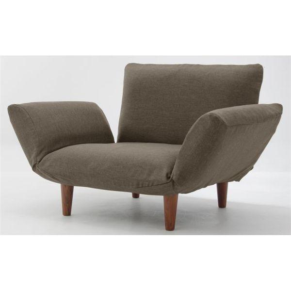 【商品名】 1人掛けカウチソファ専用カバー(単品)ブラウン 【ジャンル・特徴】 脱着が簡単な1人掛けカウチソファ専用洗えるカバー [ D281-561BR ]