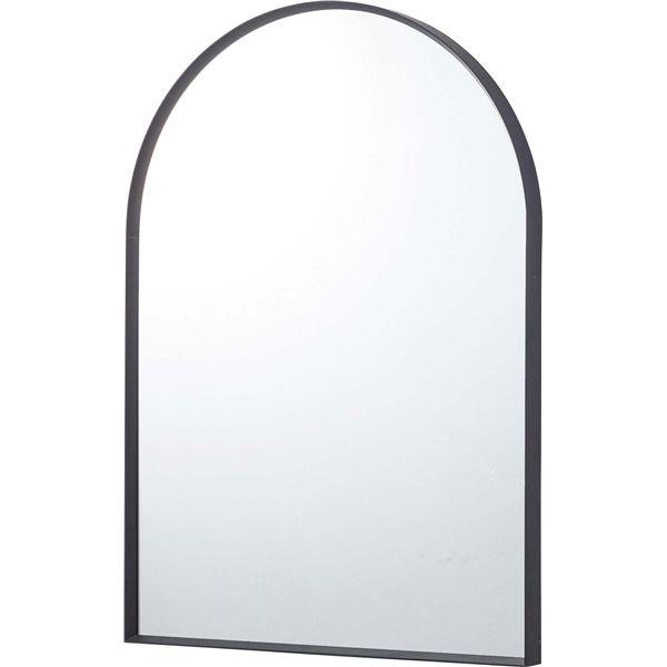 【商品名】 ウォールミラー 壁掛け鏡 約幅45×奥行3.5×高さ65cm ブラック 飛散防止ミラー 姿見 リビング インテリア雑貨 完成品 【ジャンル・特徴】 ウォール ミラー 壁掛け 鏡 壁掛 姿見 壁掛 装飾品 ベッドルーム 寝室 廊下...