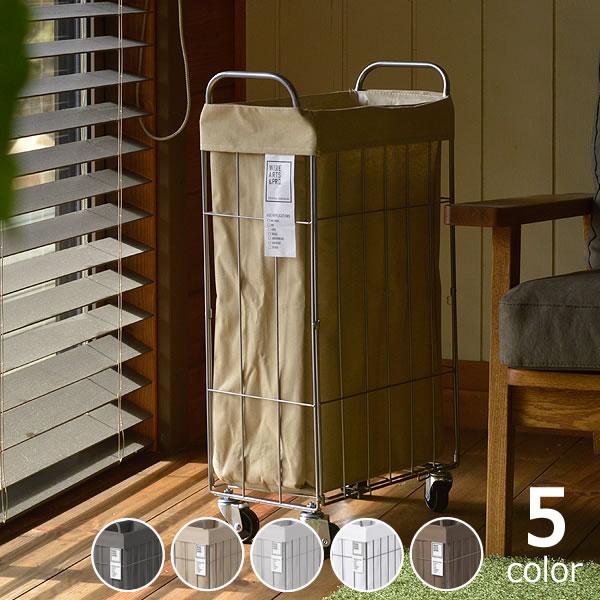 スリムで折りたたみが可能なランドリーバスケット（40L）です。 ラミネート加工してありますが、手洗いが可能です。生地に汚れが付着しづらく、汚れた洗濯物などを入れても安心して使い続けることができます。 キャスター付きはお部屋間の移動も楽に出来...