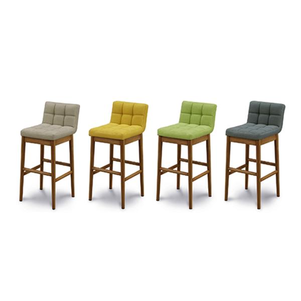 ■商品名：パズー　バーチェア■サイズ：W37.5×D44.5×H90(SH70) /cm■素材：ラバーウッド/PVC合成皮革■カラー　木部：ブラウン・ナチュラル・ホワイト　カバー：グレー・イエロー・グリーン・ブルー■送料：無料※北海道、沖縄...