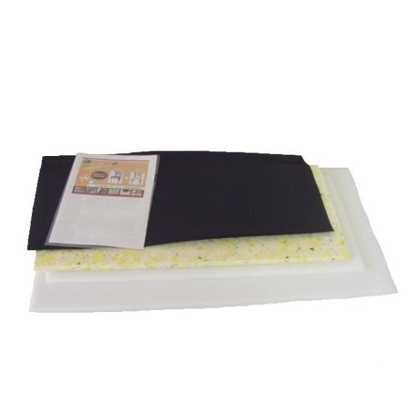 商品説明　ピアノ椅子の張替えを自分でされる方向けです。　椅子張替え材料　ウレタン3種類・裏地、　１脚分セットでの出品です。　内容　クッション下地材・　　　　　　チップウレタン７０×３０ｃｍ　厚み１,５ｃｍ　１枚（黄色い下地材のウレタンの色合...