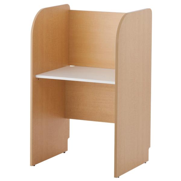 PCブースデスク 背板付き 基本型 W736 D600 H1200 キャレルデスク 幅70 アジャスター付き 個別ブース 代引不可 法人宛限定 RY-ZSHPCB70BP :RY ...