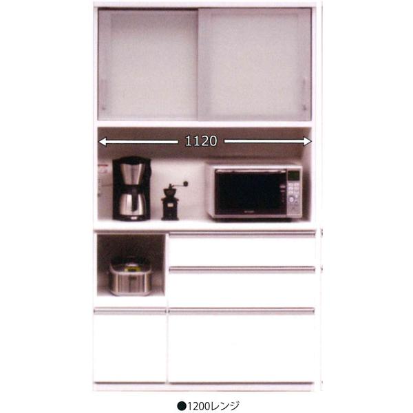 送料無料 開梱設置国産の117cm引き戸オープン食器棚素材 ：ハイグロスシート 　ミスト強化ガラスサイズ：幅117cm×奥行45cm×高さ206cmオープンスペース上：幅112cm×奥行43cm×高さ50cmオープンスペース下：幅35.5c...