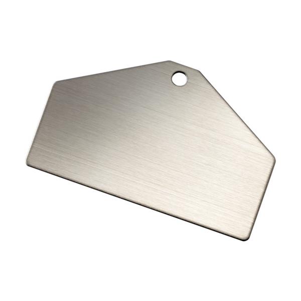 緑十字　ステンレス製ベース札（無地札）　シルバー　ステンレス札−Ｃ　５０×８０×０．８ｍｍ　１０枚組JAN4932134213277メーカー（株）日本緑十字社ブランド緑十字原産国日本特長●キーホルダーや番号札に最適なベース型の無地札です。用...