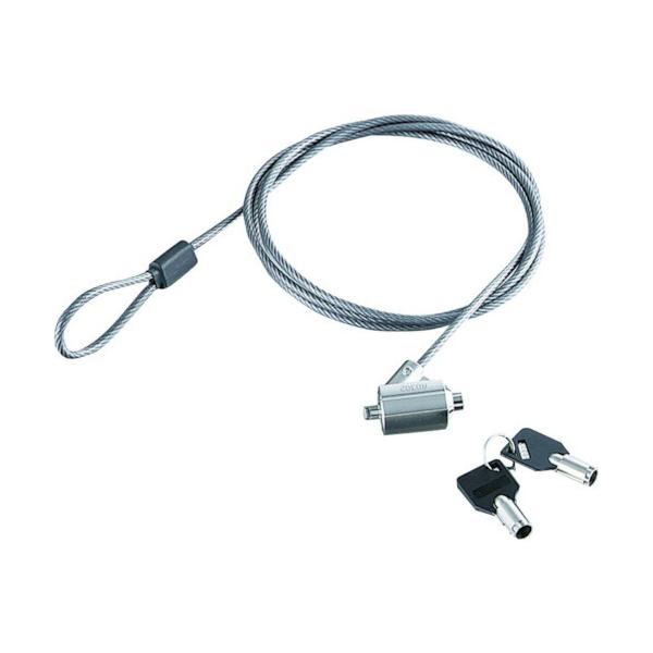 ＥＬＥＣＯＭ　セキュリティスロット対応セキュリティワイヤー／シリンダ錠タイプJAN4953103156098メーカーエレコム（株）ブランドＥＬＥＣＯＭ原産国台湾特長●破損しにくいシリンダ錠タイプです。用途●セキュリティスロットにセットし、液...