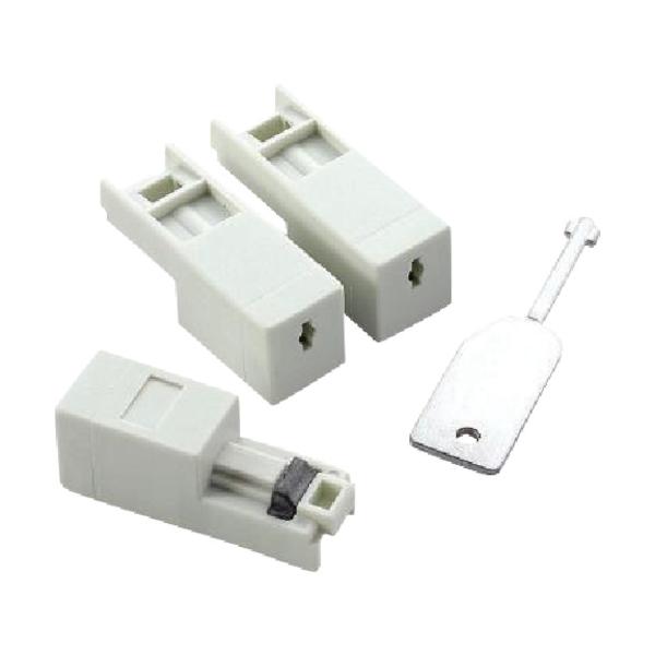 ＥＬＥＣＯＭ　ＰＣセキュリティ用品　ネットワークセキュリティＲＪ４５　コネクタジャック鍵付きプロテクタ　３個JAN4953103214804メーカーエレコム（株）ブランドＥＬＥＣＯＭ原産国中国特長●LAN用のハブやルーター等の空いているLA...