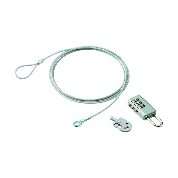 ＥＬＥＣＯＭ　ノートパソコン＆マウスセキュリティロック（ダイヤル式南京錠）JAN4953103356511メーカーエレコム（株）ブランドＥＬＥＣＯＭ原産国台湾特長●セキュリティスロットにセットすることで、盗難から守るマルチセキュリティワイヤ...