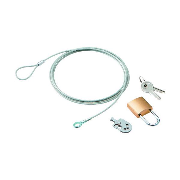ＥＬＥＣＯＭ　ノートパソコン＆マウスセキュリティロック（南京錠）JAN4953103356528メーカーエレコム（株）ブランドＥＬＥＣＯＭ原産国台湾特長●南京錠タイプのワイヤーロックです。●セキュリティスロットにセットすることで、盗難から守...