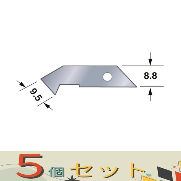 プラスチックカッター用替刃です。【用途】プラスチック切断用カッター替刃。【機能】・プラスチックカッターの刃に付け替えられます。【仕様】●刃タイプ：プラスチックカッター用替刃。●5枚入り。●適合商品：プラスチックカッター。【材質】●材質：SK...