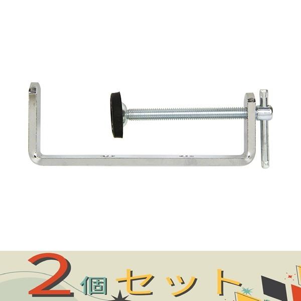 木工軽作業に役立ちます。【用途】木工軽作業での固定。【機能】・ビス穴付きで簡易バイスとしても使用可能です。・サビに強いメッキ仕上げです。【仕様】●最大口開き：45〜115mm。●メッキ仕上。【材質】●鉄。【注意事項】※吊リ具として使用しない...