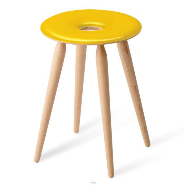 Tendo 天童木工 木製 スツール おしゃれ 北欧 デザイナーズ直径320mm高さ450mmデザイナー：天童木工（加藤徳吉）