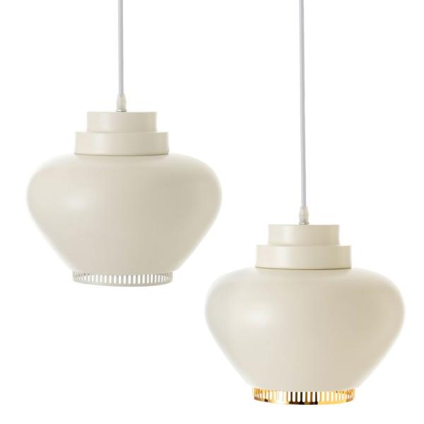 アルヴァ・アアルト A333 ペンダントライト「Nauris (カブ)」と愛称される丸みを帯びたフォルム、このデザインを考案したのは北欧デザインの巨匠アルヴァ・アアルトです。出身国にある、フィンランド国民年金協会やメゾン・カレ、ヘルシンキの...