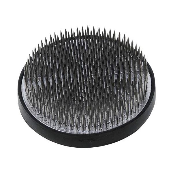 【用途】剣山。【機能】生け花用です。錆びにくいステンレス針です。【仕様】●すべりにくいゴムマット付。●大々丸。