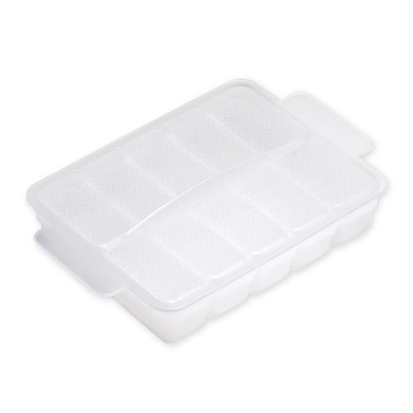 おうちで簡単に10コのにぎり寿司が一度に作れる型です。（日本製）ご飯を型に入れフタをして押してご飯をかため、ひっくり返して器に乗せればシャリの完成。お好みのネタを乗せてできあがりです♪ご飯がつきにくいダブルエンボス加工。食洗機可能なので、お...