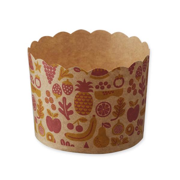 キッチンやインテリアのテイストとして、性年代問わず人気の高い北欧をイメージしてデザインした製菓用品のシリーズ。・バナナやリンゴなどがピンクと黄色で描かれた「フルーツ」柄のデザイン ・軽くて持ち運びがしやすい紙のプレゼント用包装 ・お菓子づく...