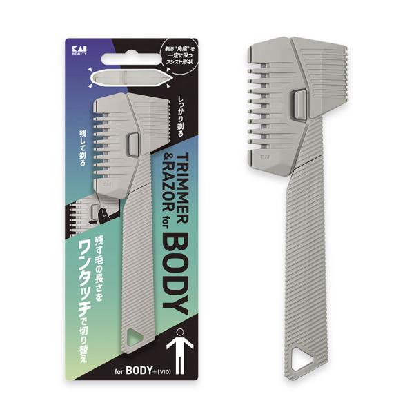 男性のボディのムダ毛処理はこれ1本で解決！ボディヘアトリマー＆レザー〈BODY＋VIO用〉・剃る&amp;ldquo;角度&amp;rdquo;を一定に保つアシスト形状・しっかり剃る・残して剃る・残す毛の長さをワンタッチで切り替え 【 爆買 】