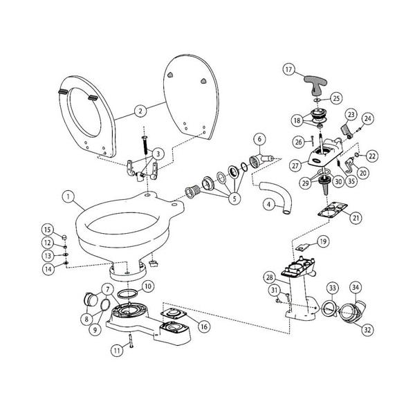 【メーカー】・ジャブスコ　　JABSCO【メーカー品番】・29042-0000【構成部品】・21