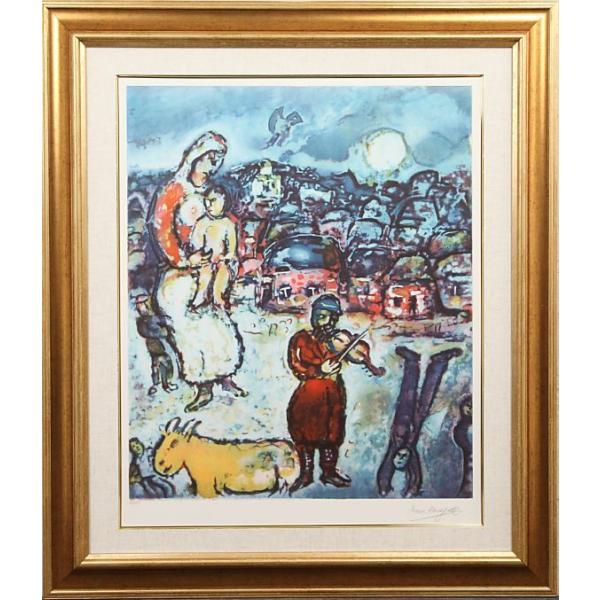 雑誌CREA　「アートのある生活特集」　のおすすめギャラリー本物の感動をそのままお届けオーナーが厳選した名画を職人が自社工房で額装する絵画販売の専門店　アートギャラリー南青山作品名：Fiddler on the Roof技法：リトグラフ（P...