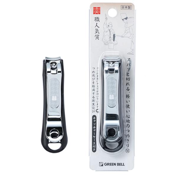 気持ち良くスパッと切れる。刃先は曲線刃のノーマル型。サイズもMだから使い勝手抜群。爪飛びを軽減するキャッチャーケース付き。■サイズ/重量L87mm/43g■材質刃部/特殊浸炭材・クロームメッキ仕上げテコ/鉄・クロームメッキ仕上げキャッチャー...