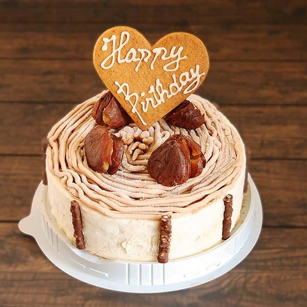 アイスケーキ　5号　モンブランご紹介です。和栗がぎっしり入り込んだアイスクリームにマロンクリームをくるくるデコレーションしたおいしいアイスケーキです。これってほんとうにまるごと栗を練りこんだもはや栗のかたまり、本格的な高級アイスケーキです。...