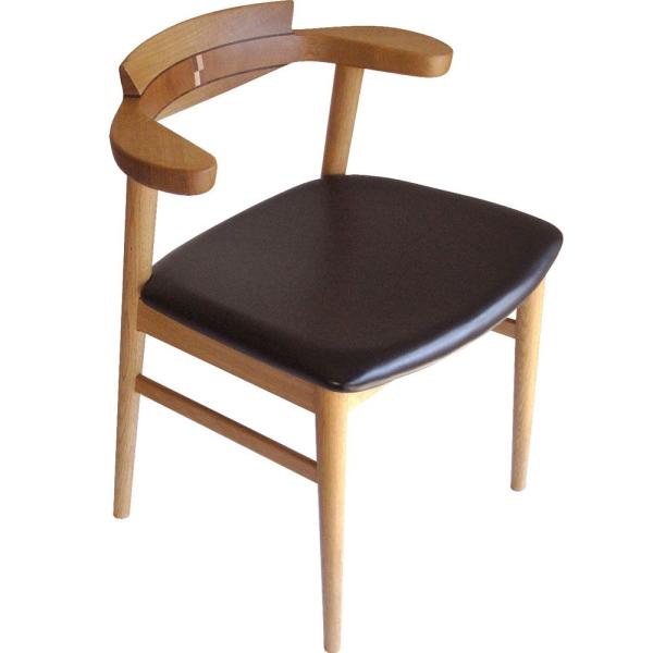 【受注生産：約3週間〜】腰にやさしいイス　Awaza（アワザ）ナラ材・革張は、長時間イスに座ることを考えた、日本人のための、健康をサポートする身体にやさしいイスです。人間工学から日本人の体型をふまえ、家庭や施設などで長時間座る人のためにデザ...