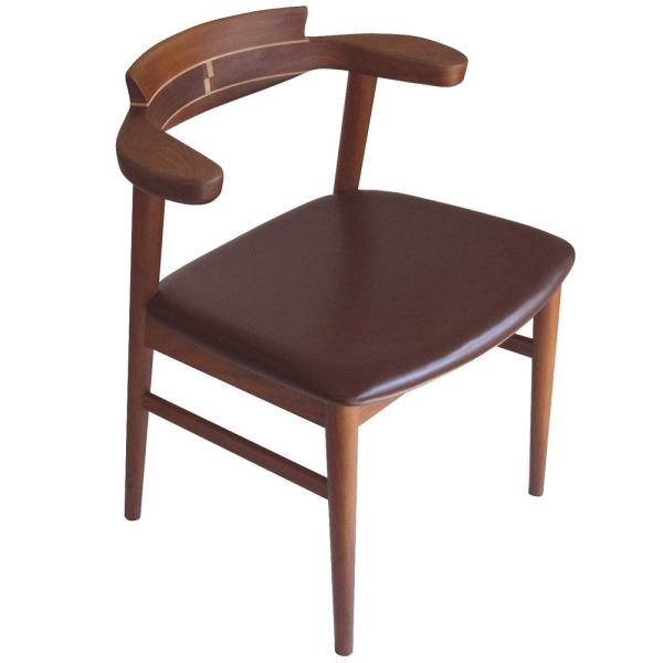 【受注生産：約3週間〜】腰にやさしいイス　Awaza（アワザ）ウォールナット材・革張は、長時間イスに座ることを考えた、日本人のための、健康をサポートする身体にやさしいイスです。人間工学から日本人の体型をふまえ、家庭や施設などで長時間座る人の...