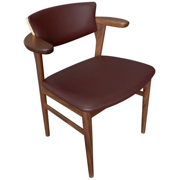 【受注生産：約3週間〜】腰にやさしいイス　Awaza（アワザ）LD ウォールナット材・革張は、長時間イスに座ることを考えた、日本人のための、健康をサポートする身体にやさしいイスです。人間工学から日本人の体型をふまえ、家庭や施設などで長時間座...