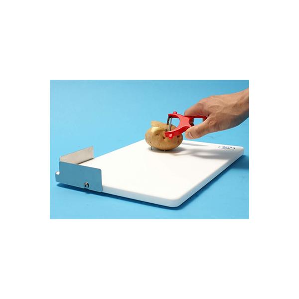 ワンハンド調理板がリニューアルして新発売！ 食品衛生法適合（ISO規格）製品ワンハンド調理板３は食材を固定させ麻痺がある方でも、片手で調理ができるまな板です。従来の釘カバーが木製からプラスチック製（耐熱ＡＢＳ樹脂プラスチック）となり、熱や水...