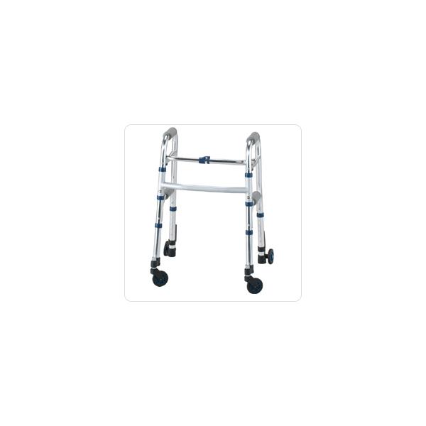 ※法人様送り専門店ページ●サイズ／幅52×奥行48×高さ66〜76（5段階／2.5cm）cm、折りたたみ時：幅52×奥行12.5×高さ68cm、ハンドル内幅：33cm、下段グリップ高：39〜49cm●車輪サイズ／前輪7.5×後輪7.5cm●...