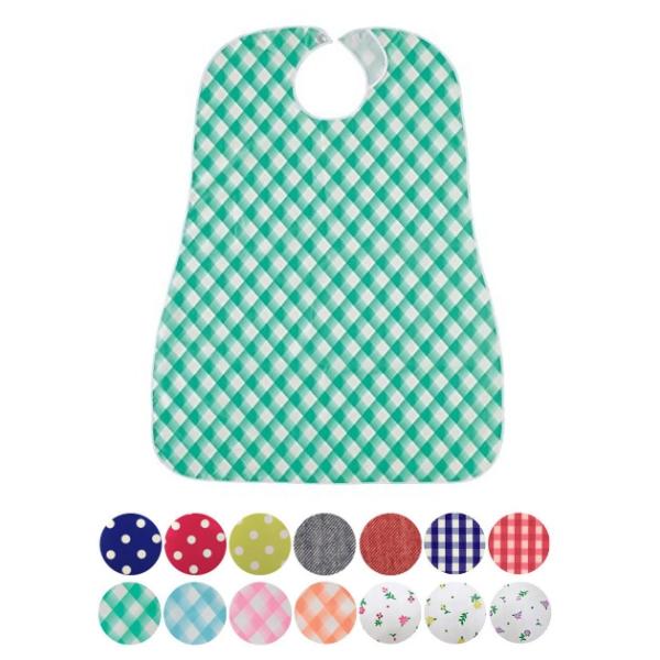 ●サイズ／幅73×丈95cm、首下：76cm●サイズ（首周り）／34〜45cm●重さ／42g●材質／ポリエステル（撥水加工、アクリルコーティング）●首周りタイプ／面ファスナー●生産国／日本●洗濯機可●脱水機可●乾燥機可（60℃）●撥水加工、...