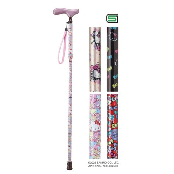 ●杖の長さ：約78〜88cm（2.5cm間隔 5段階調節式）●折りたたみ時：約26cm●杖の上径：19mm●杖先ゴム：キャラクターシリーズ用・16mm・茶●底径：29mm●適応身長：約150〜170cm●付属品：ストラップ、折りたたみホルダ...