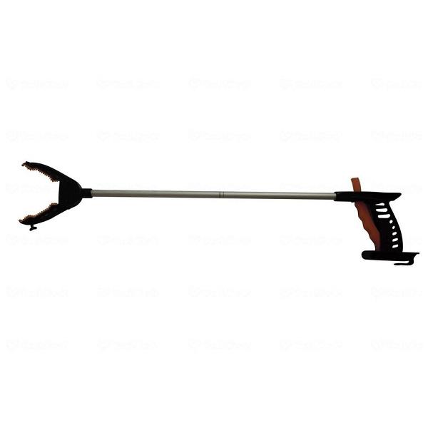 ●サイズ／長さ（伸ばした時）：77cm（折りたたみ時）：40cm、幅：17cm、厚さ：6.5cm、重量：230g、ヘッド幅：12cm●材質／本体筒：アルミ、把持部等：プラスチック（ABS）、ヘッド内：ゴムメーカー：サテライト※リニューアルに...