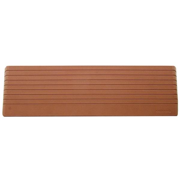 高さ：7.5cm奥行：27.3cm有効幅：66cm重量：5400g材質：硬質ゴム製原産地：日本神戸製メーカー：シンエイテクノ○室内の段差解消　すべりやすい靴下をはいて歩いても上り下りとも安全で安心です！！○段差解消スロープに最適なダイヤカッ...