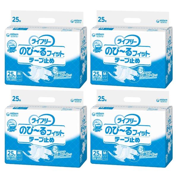〇25枚入×4袋セット　1ケース まとめ買い●ヒップサイズ／63〜110cm●吸水量目安／約300cc●日常生活動作レベル／3_介助が必要メーカー：ユニ・チャーム※パッケージ・品番は予告なく変更する場合がございます。