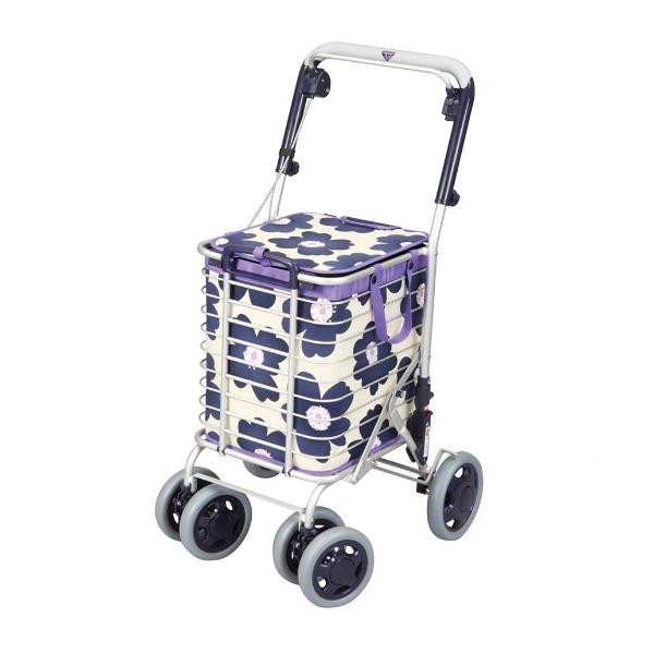 【送料無料(沖縄・北海道、一部地域除く)】●サイズ／幅48.5×奥行49.5×高さ88〜98（3段階／5cm）cm、　折りたたみ時：奥行27×高さ78〜88cm●車輪サイズ／前輪14×後輪17cm●重さ／5.4kg●材質／フレーム：アルミ、...