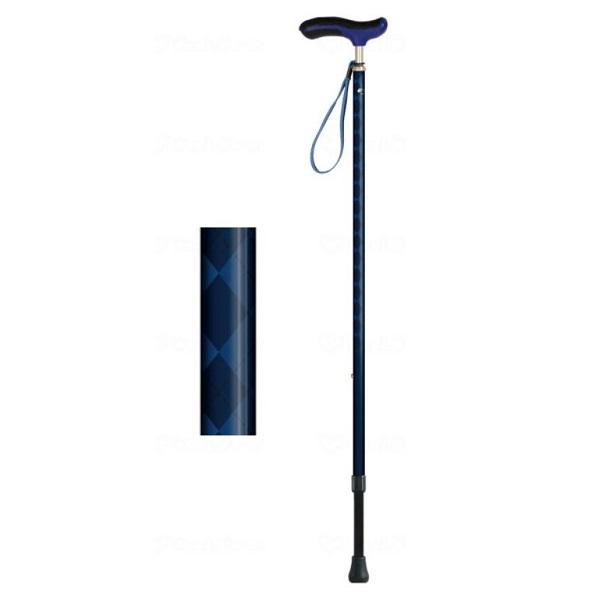 ●サイズ／長さ75〜90cm（7段階／2.5cm）、グリップ長さ：12.5cm、ゴムチップ底径：3.0cm●パイプ径／上部：1.8cm、下部：1.6cm●重さ／245g●材質／グリップ：PP・エラストマー、シャフト：アルミ●適応ゴムチップ内...