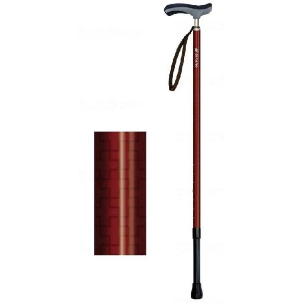 ●サイズ／長さ80〜95cm（7段階／2.5cm）、グリップ長さ：12.3cm、ゴムチップ底径：3.1cm●パイプ径／上部：2.0cm、下部：1.8cm●重さ／260g●材質／本体：アルミ、グリップ：PP+エラストマー、先ゴム：合成ゴム●適...