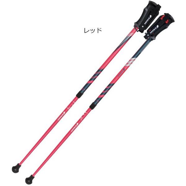 ●サイズ／長さ85〜115cm（無段階）、グリップ：5×6cm、収納時：85cm●パイプ径／上部：1.6cm、下部：1.4cm●サイズ（身長）／135〜183cm●重さ／254g（1本）●材質／本体：アルミ、グリップ：PP+エラストマー、先...