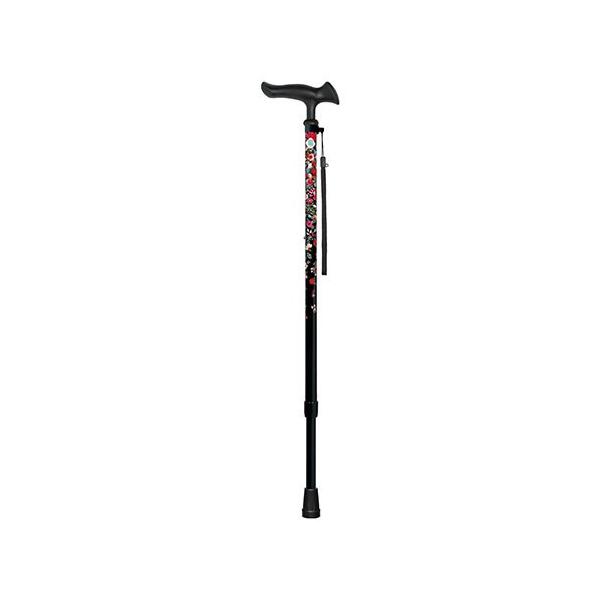 ●サイズ／長さ約66.5〜89cm（10段階／2.5cm）、グリップ長さ：約12cm、ゴムチップ底径：約3cm●パイプ径／上部：1.9cm、下部：1.6cm●重さ／約270g●材質／グリップ：ポリプロピレン・エラストマー、シャフト：アルミ、...