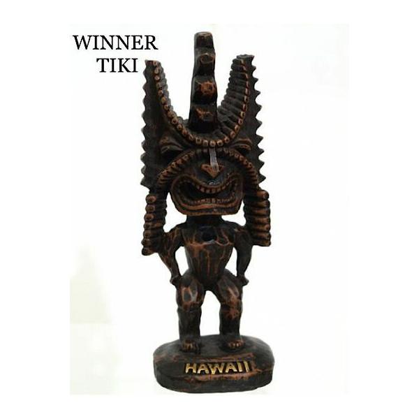 ハワイの神様☆TIKIティキ サイズL LUCKY TIKI GOOD OF MONEY HAPPY KU GOD WINNER TIKI ...
