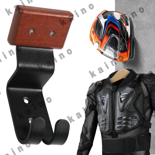 金属と木製???高耐久の耐荷重バイクギアラック：一体型スチールフレームを備えたこのヘルメットラックは、最大88ポンドまで安全にサポートします。 粉体塗装されたスチール構造により、耐久性と防錆性が保証されます。???丈夫で耐久性のあるオートバ...