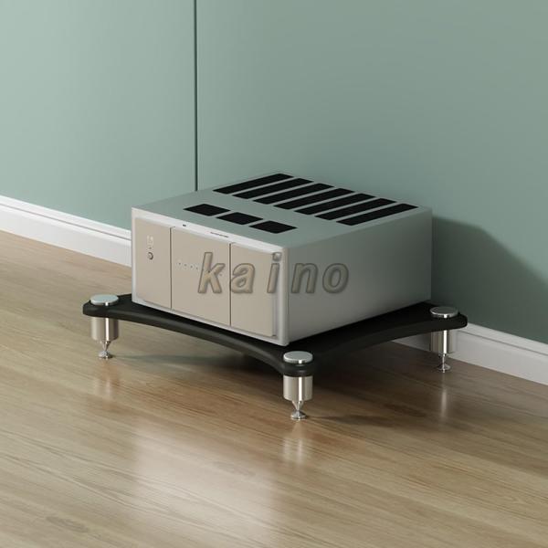 頑丈な素材のステレオコンポーネント収納キャビネット：棚は厚くなった木の板でできており、硬くて耐摩耗性があり、掃除が簡単です。全体のフレームは厚くなった鋼管でできており、錆びにくく、強力な耐力があります。容量があり、安定した構造で揺れにくいで...