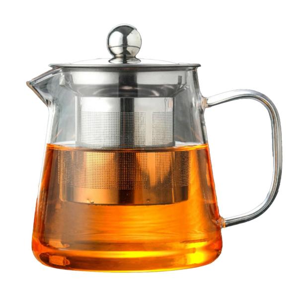 【耐熱ガラス製】このティーポットは耐熱ガラスとステンレス鋼で作られており、耐久性があり、直接かつ迅速に加熱できます。滑らかな表面とクリスタルクリアな外観を備え、快適なハンドルは触れても冷たく、ティーポットが熱いときでも安全で簡単な操作を確保...