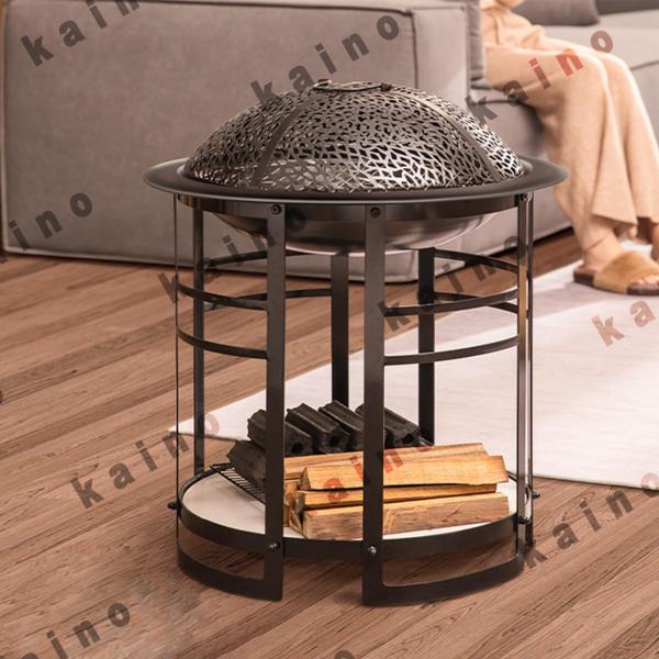 【暖炉】 - 当社の暖炉は丈夫な金属製で、放熱性に優れ、長寿命です。炉体の放熱性が良く、360°の完全な熱放散、広い加熱範囲は、家族全員を暖めるために使用することができます。薪を存分に燃やすことができます。【多機能コンロ】 ・寒い秋冬のコン...