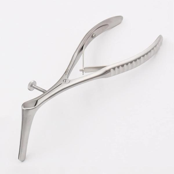 高品質の医療用ステンレス鋼製で、角がなく丸みを帯びた繊細なヘッド部ハンドルは横縞のデザインで、滑りにくく、手触りが良い。ヘッド部3サイズ：大型5cm/ミディアム3cm/小型2cm鼻の検査や手術、美容系の病院などに適しています。安全、衛生的、...