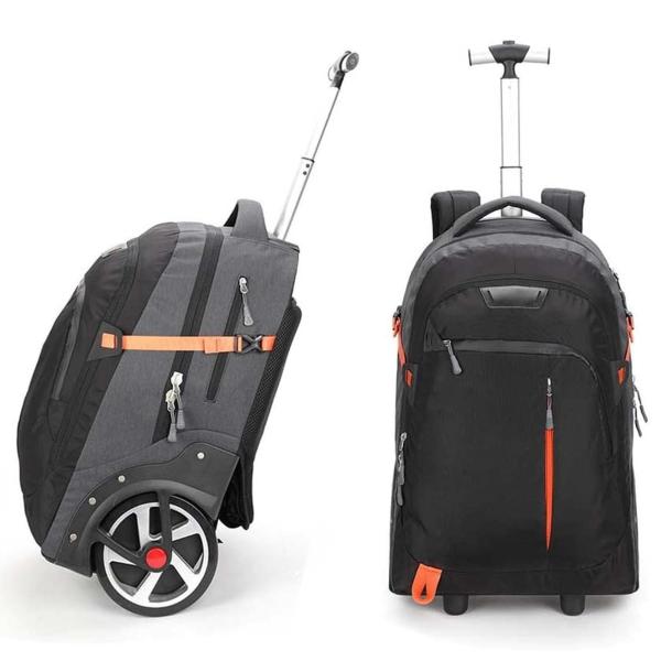 【キャリーリュックの素材】キャリーリュック耐摩耗性に優れた丈夫なポリエステル素材と高品質の金属製ジッパーを取り入れ、上品な質感と耐久性を兼ね備え、長くご愛用いただけます。また、縫製がしっかりしていて丈夫であり、耐久性に優れている、通気性、柔...