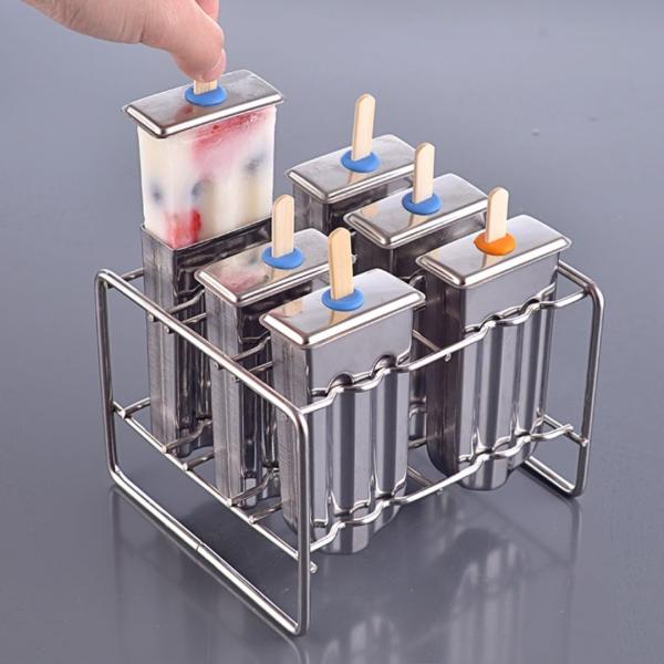 【高品質アイスキャンディーメーカー】体に優しい素材100％安全な食品級ステンレススチールを採用して、安心にご使用頂けます。【蓋付き アイスキャンディー型】蓋付きで重ねて置いて、汚れにくいし冷蔵庫の空間もあまり占めません。【使いやすい】お好き...