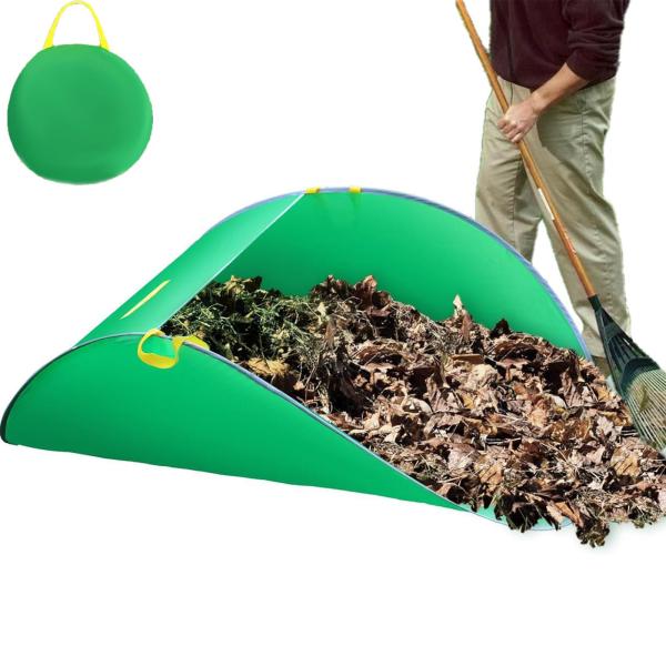 【210D ポリエステル素材】リーフコレクターは丈夫なハンドルと頑丈な 210D ポリエステル素材を備えており、大量の葉を簡単に集めることができます。洗って再利用可能なデザインは環境に優しく、耐久性があり、軽量で効率的かつ楽に葉を管理できま...
